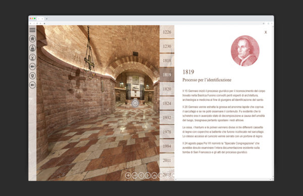 Virtual Tour of San Francis’ crypt – Visivalab